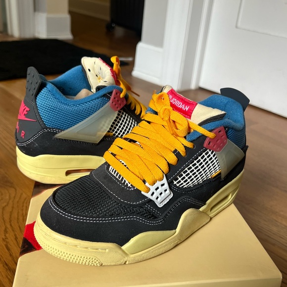 Jordan | Shoes | Air Jordan 4 Retro Off Noir Union La | Poshmark